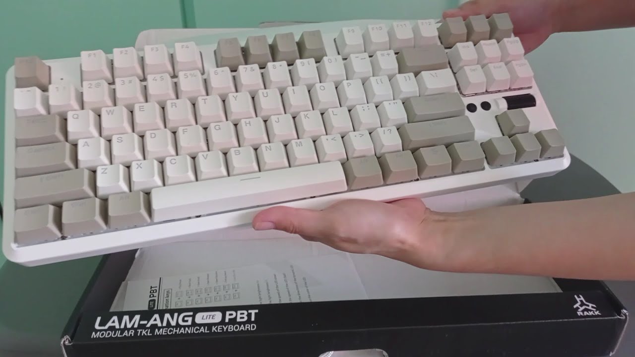 Keyboard of RAKK Lam-Ang Lite PBT RGB Unboxing 2022 - YouTube
