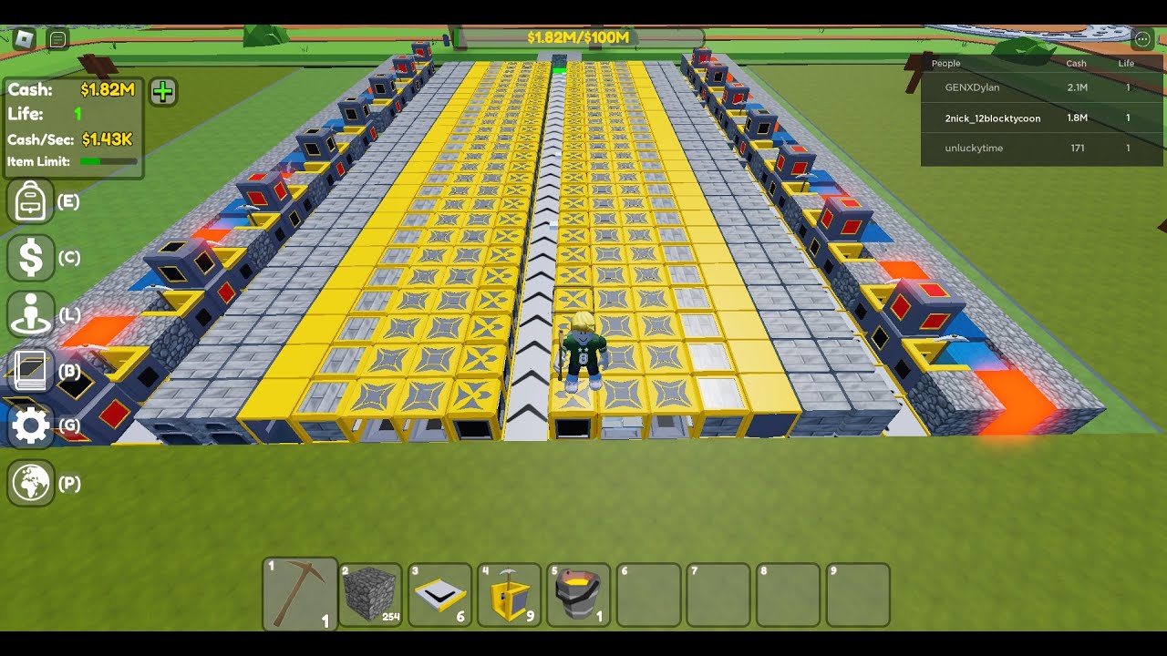 FunzPlay! - [Noob$100 + F2P] How To Make Huge Cobble Farm By Fast & EZ ...