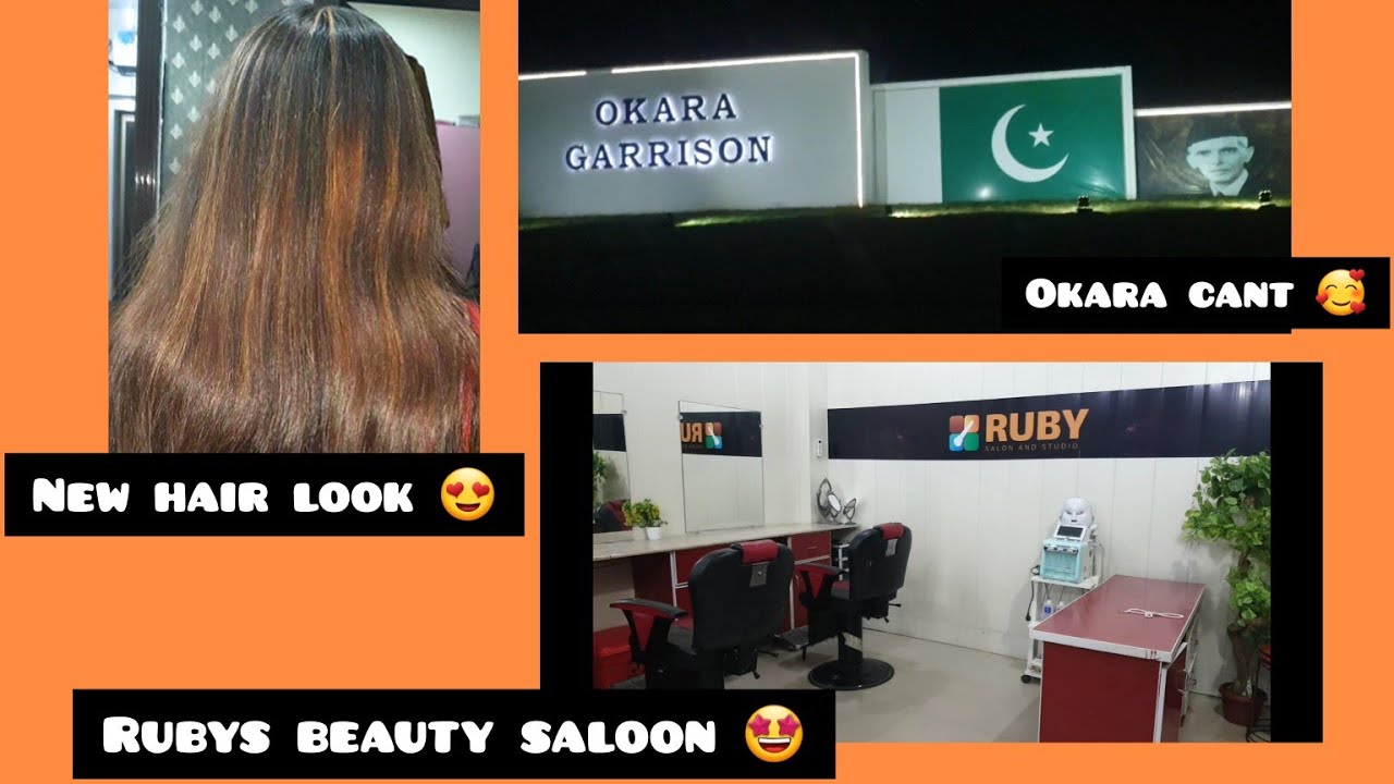 Going to okara cant||RUBYS BEAUTY SALOON|| - YouTube