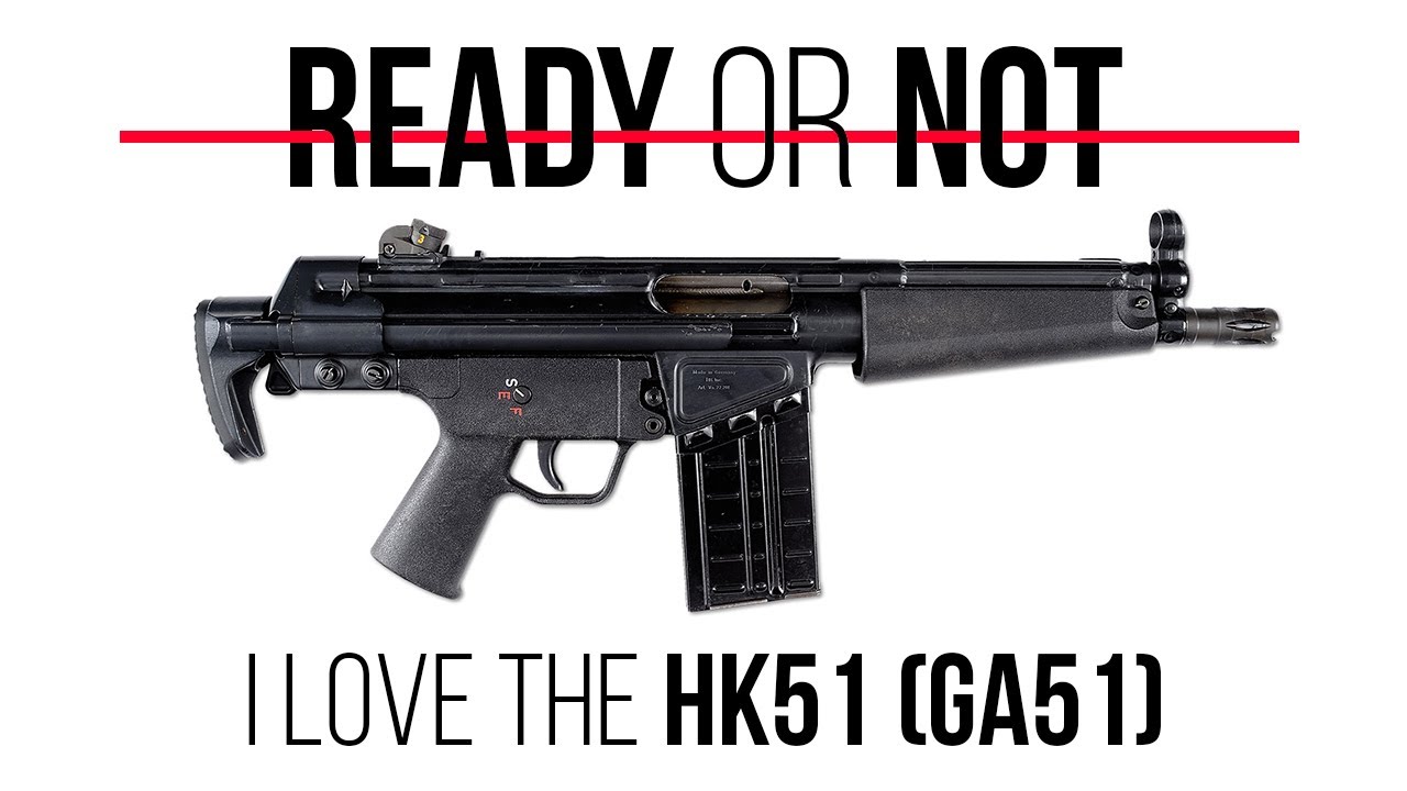 I LOVE THIS NEW WEAPON (Ready or Not HK51 / GA51 Gameplay Modded) - YouTube