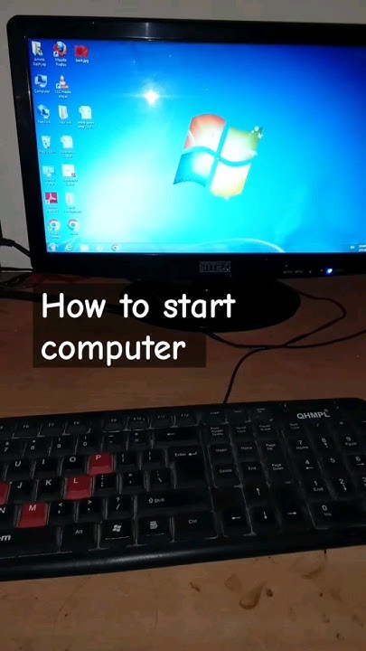 #shorts how to start computer| computer ko kaise start krte hai # ...