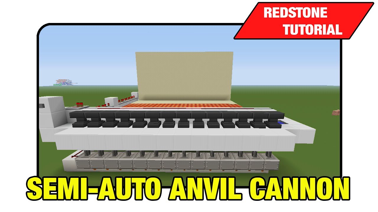 Semi Auto Anvil Cannon "Tutorial" (Minecraft Xbox/Ps3 TU15) - YouTube