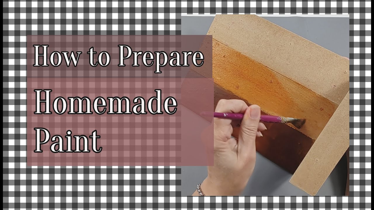 DIY- How to make MILK PAINT - homemade PAINT - EASY Idea with a FRUIT ...