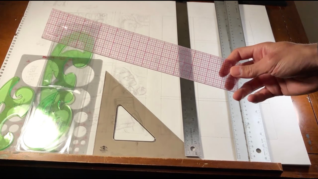Traditional Comics Tools (Pt 2 - Paper, Rulers, Color) - YouTube