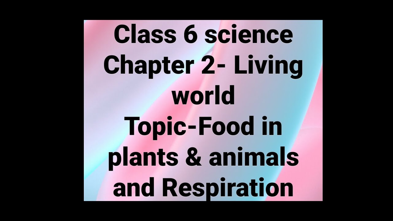 Class 6-science-Chapter 2- Living world - YouTube