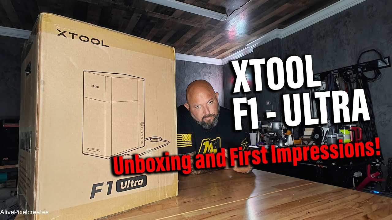 Xtool F1 Ultra Unboxing and First Testing! - YouTube