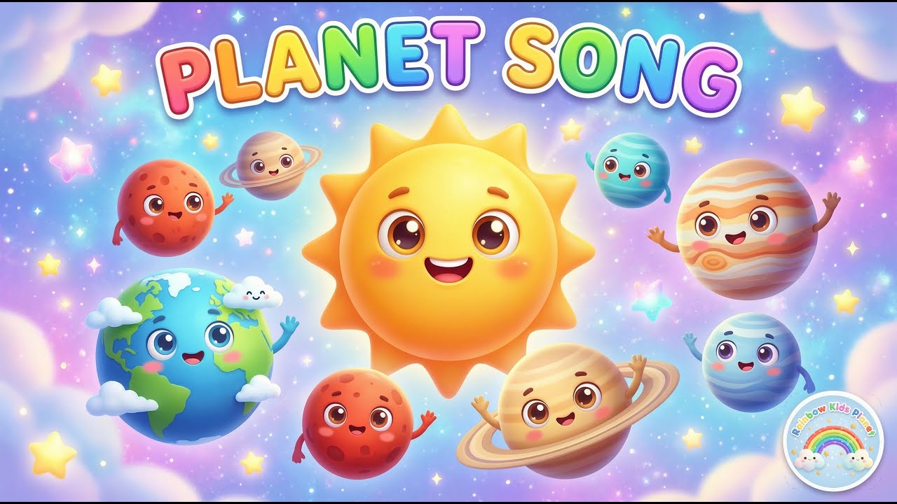 🌞 The Planet Song | Planets of the Solar System Song for Kids ...