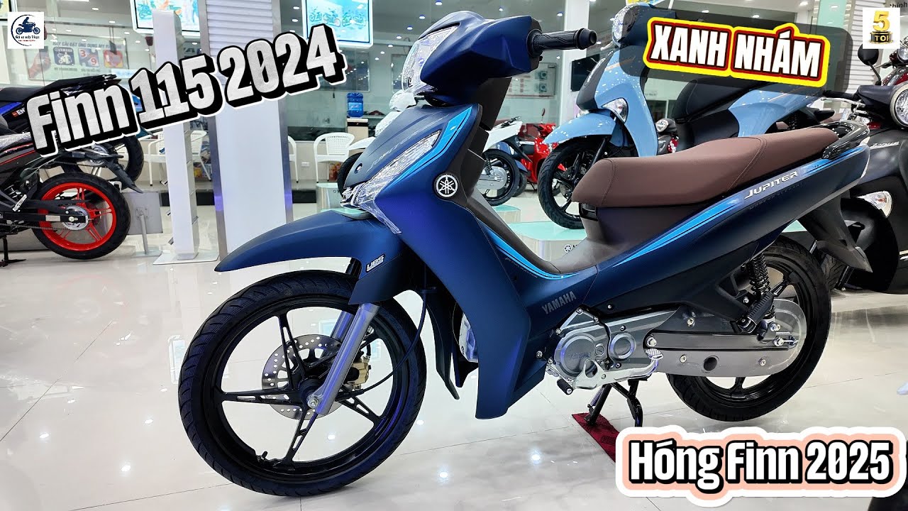 Jupiter Finn 115 FI 2024 cao cấp XANH TÍM NHÁM 28.5 triệu 1 em Finn 115 ...