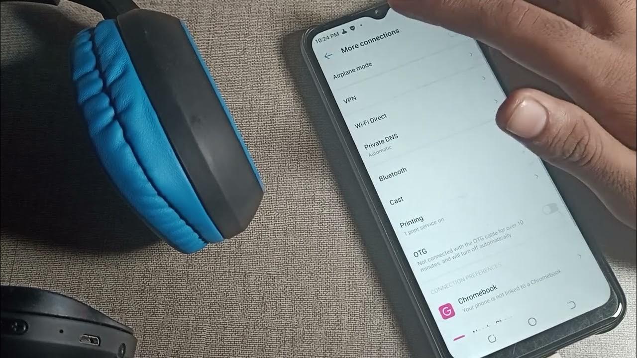 How to Disconnect Headphone in Tecno spark 8c phone, Bluetooth Setting - YouTube