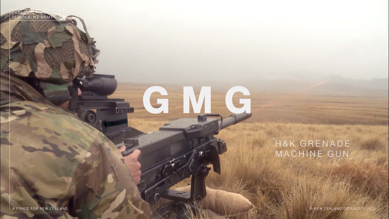 New Zealand Army: H&K 40mm Grenade Machine Gun - YouTube