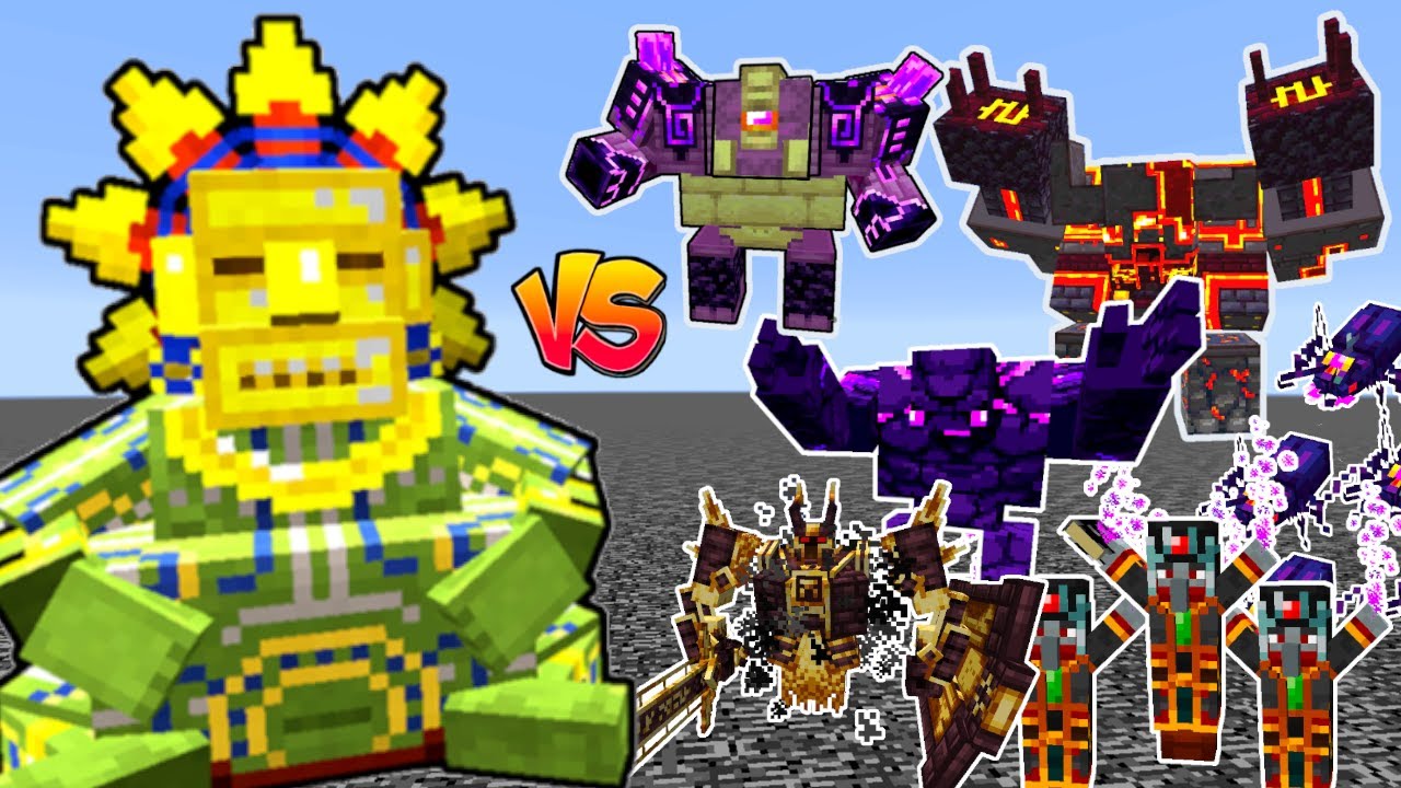 Barako The Sun Chief Vs. Netherite Monstrosity and Cataclysm monsters ...