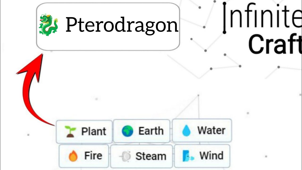 How to make Pterodragon in infinite craft | infinity craft - YouTube