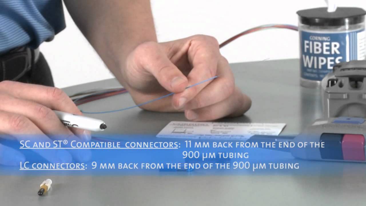 Fiber Preparation, Cleaving with FBC-007 Cleaver on a 250 µm Buffer ...