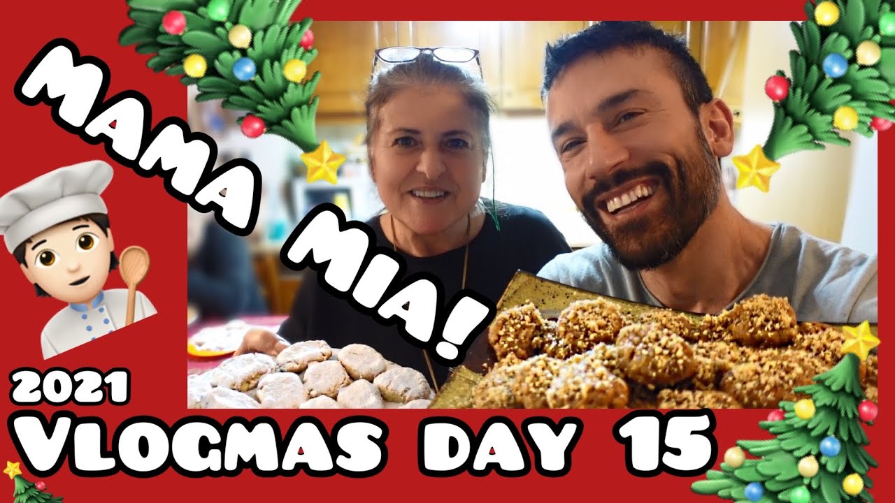 #VLOGMAS2021 #DAY15 Μελομακάρονα και Κουραμπιέδες με τη Μαμά μου! ️🧑🏻‍🍳 ...