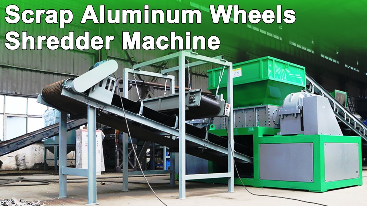 Scrap Engine Aluminum Alloy Wheels Shredder - Scrap Metal Shredding ...
