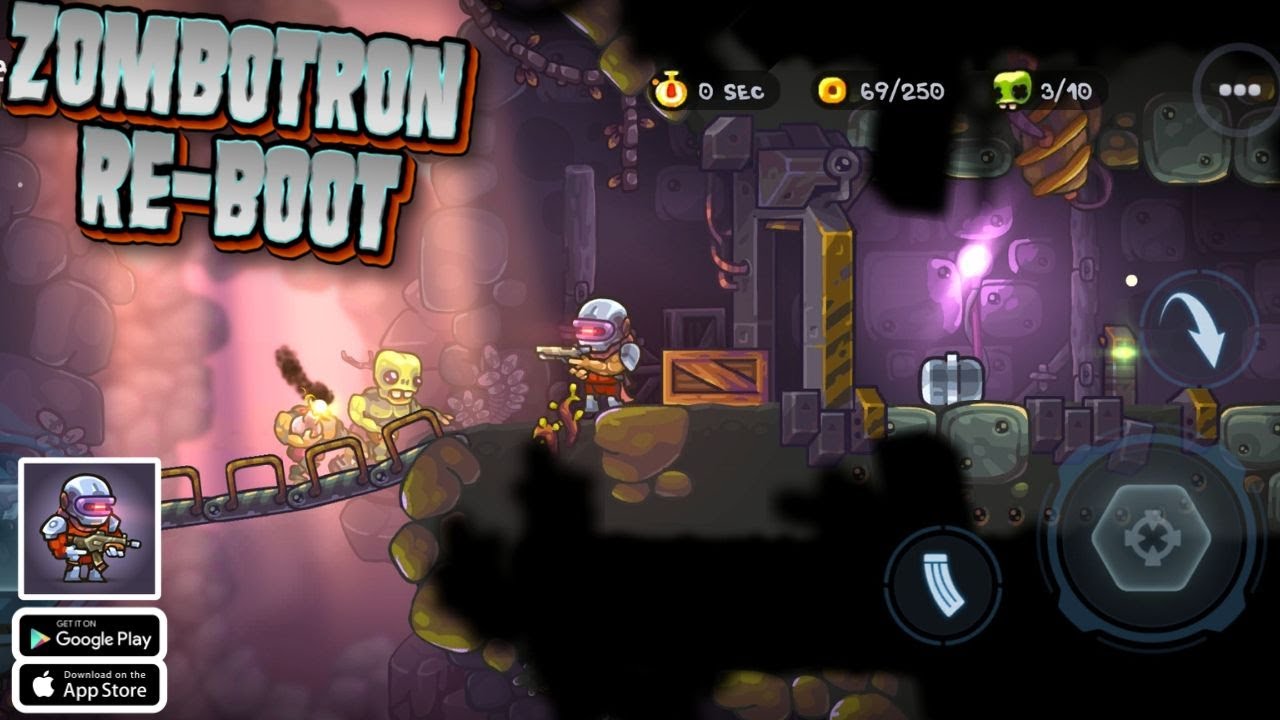 Zombotron ReBoot Gameplay || Zombotron Re-Boot Android iOS Mobile ...