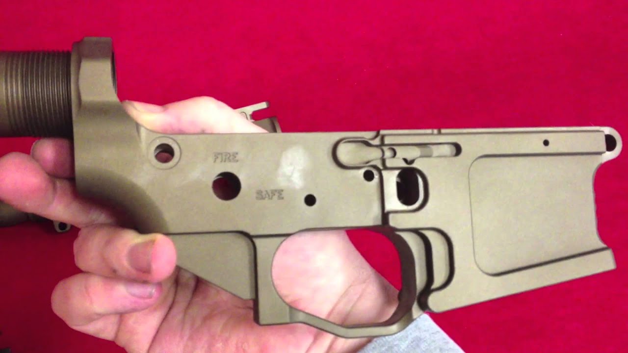 Mega Arms AR15 with Burnt Bronze Cerakote - YouTube
