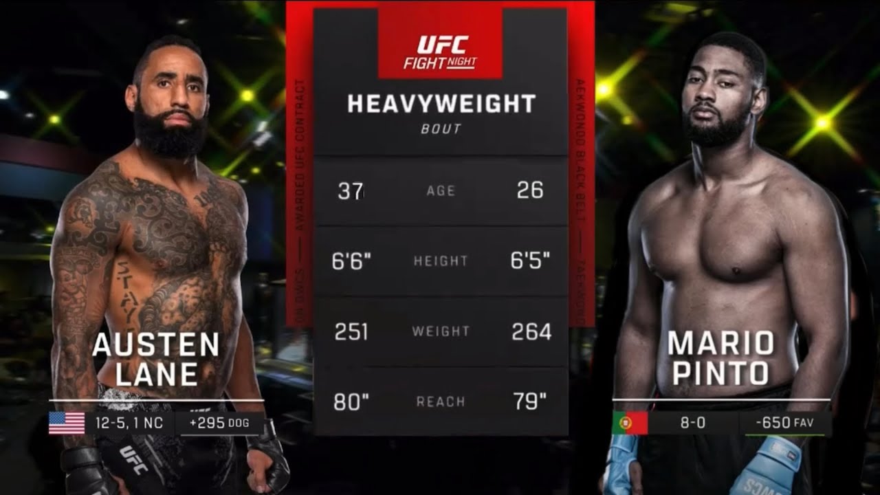 Austen Lane vs Mario Pinto | Highlights before the match - YouTube