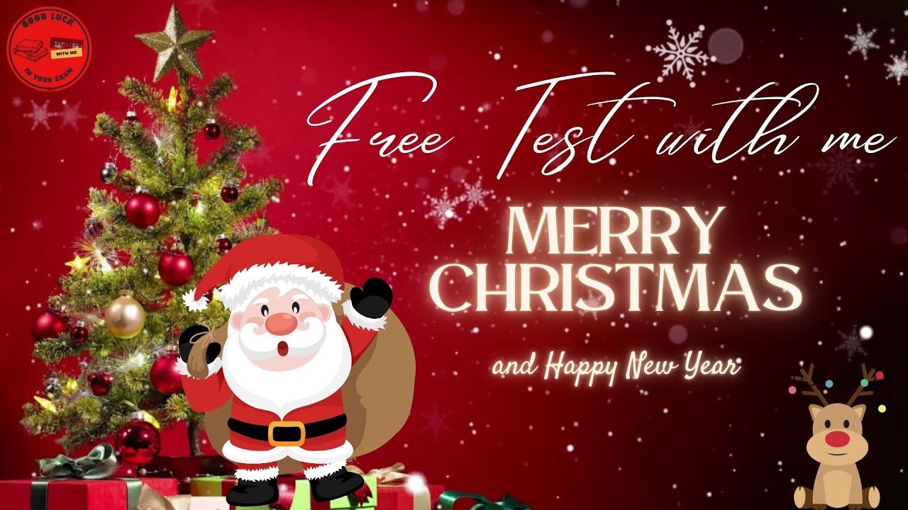 Merry Merry Christmas | Free Test with me - YouTube