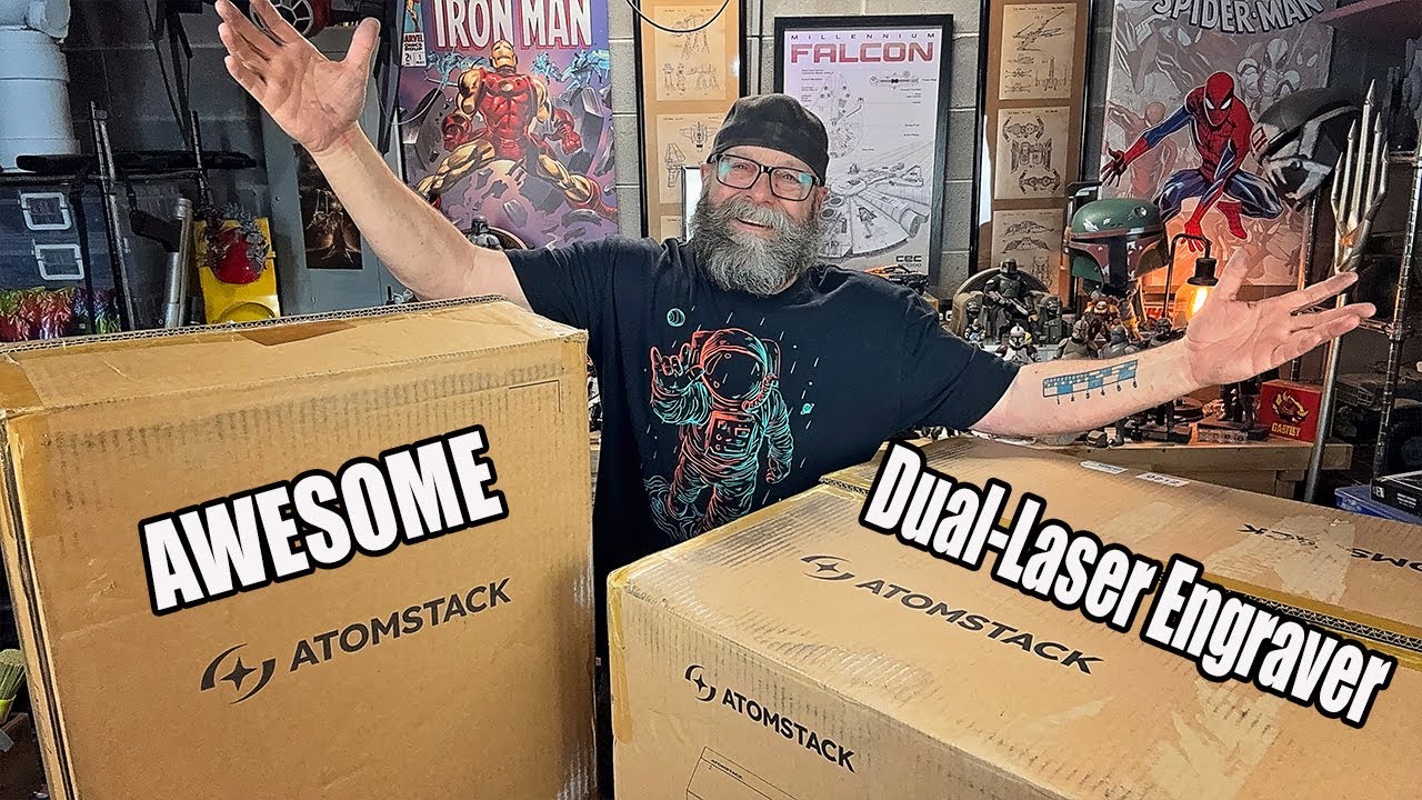 Dual Laser Power: ATOMSTACK Kraft Unboxing & First Look - YouTube