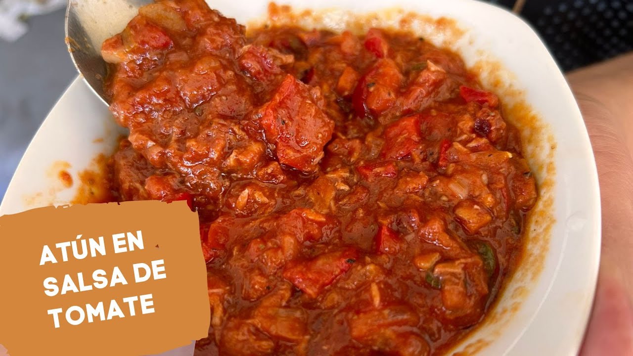 Cómo hacer un rico Atún en salsa de Tomate. - YouTube