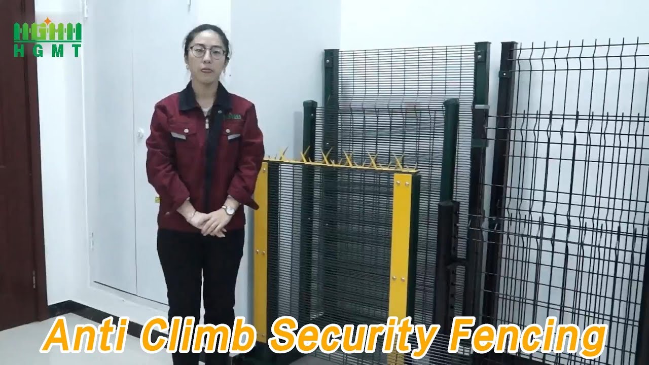 High Strength Anti Climb Security Fencing Low Carbon Iron Wire Square ...