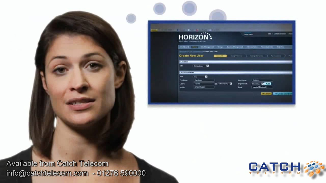 Horizon Hosted VoIP Solution from Catch Telecom - YouTube