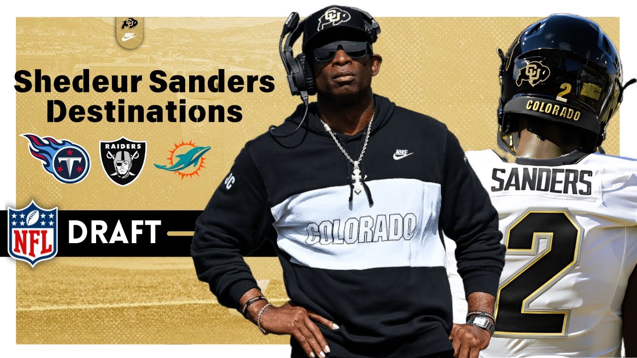 Coach Prime reveals 3 NFL Teams for Shedeur Sanders! - YouTube