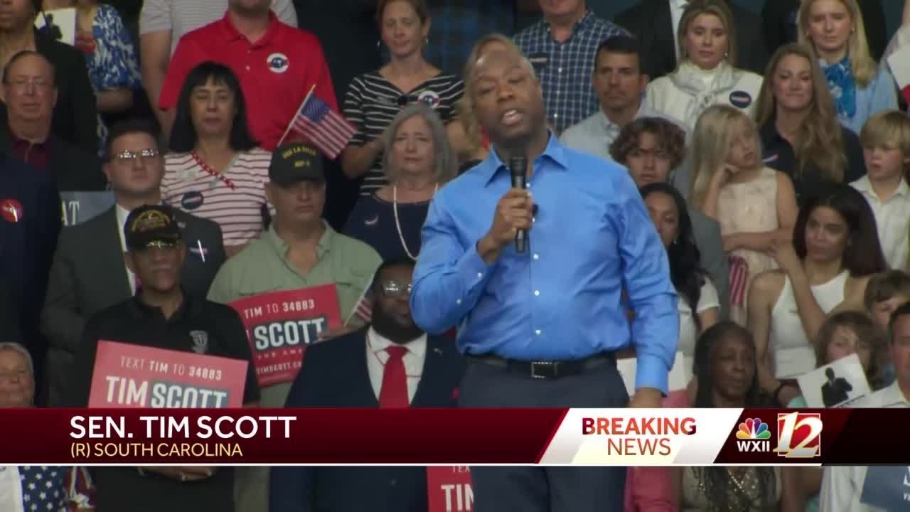 Tim Scott announces launch of his 2024 GOP presidential campaign - YouTube