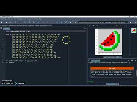Darsh Garg / Project - 154 (Visualized Watermelon) / WhiteHat Jr / Python Coding / Spyder - YouTube