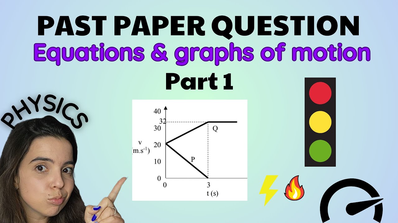 Grade 10 Mechanics: Equations and Graphs of Motion Exam Question - YouTube