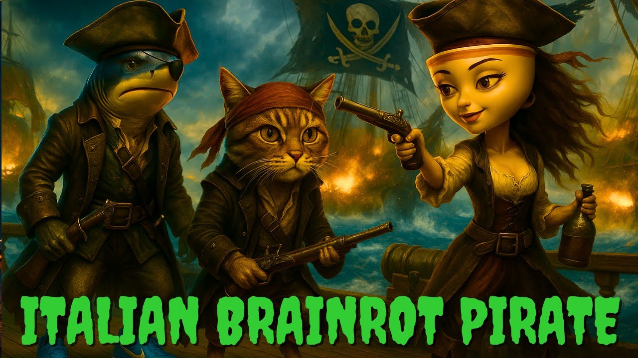 🔥 TUNG TUNG SAHUR 🏴‍☠️ Italian Brainrot Pirate Animation | Official ...