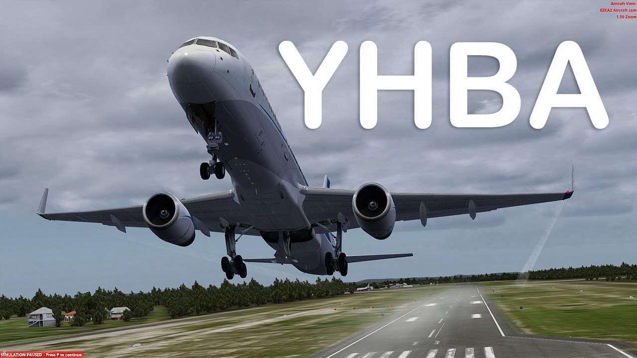 Prepar3D - Qualitywings 757-200WL approch YHBA - YouTube