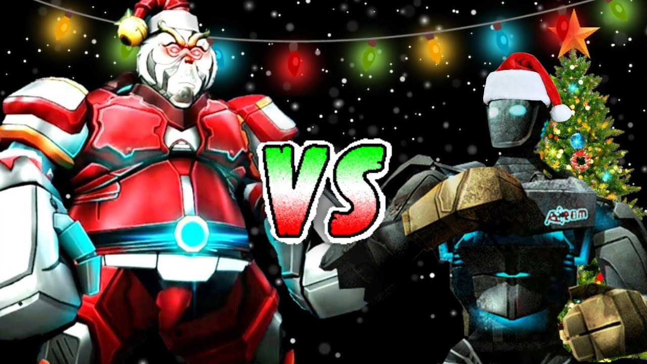 ATOM SAVES CHRISTMAS - Red n Gold (Live Event) | Real Steel World Robot ...