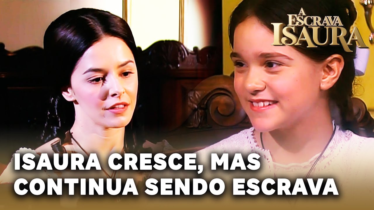 A ESCRAVA ISAURA: Isaura cresce criada por Gertrudes, mas continua ...