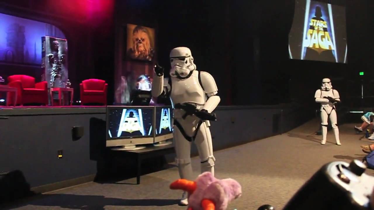 Star Wars Weekends: Stormtrooper Pre-Show Part 1 - YouTube