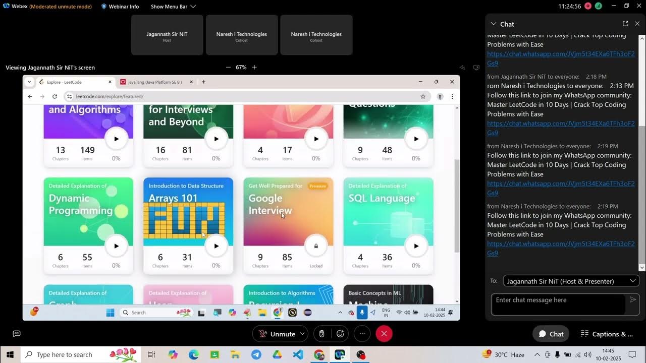 Day 1 Leet code workshop 2025 02 10 14 33 40 - YouTube