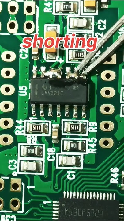 How to Remove IC Shorting With Out flux #soldering #electronic #shorts ...
