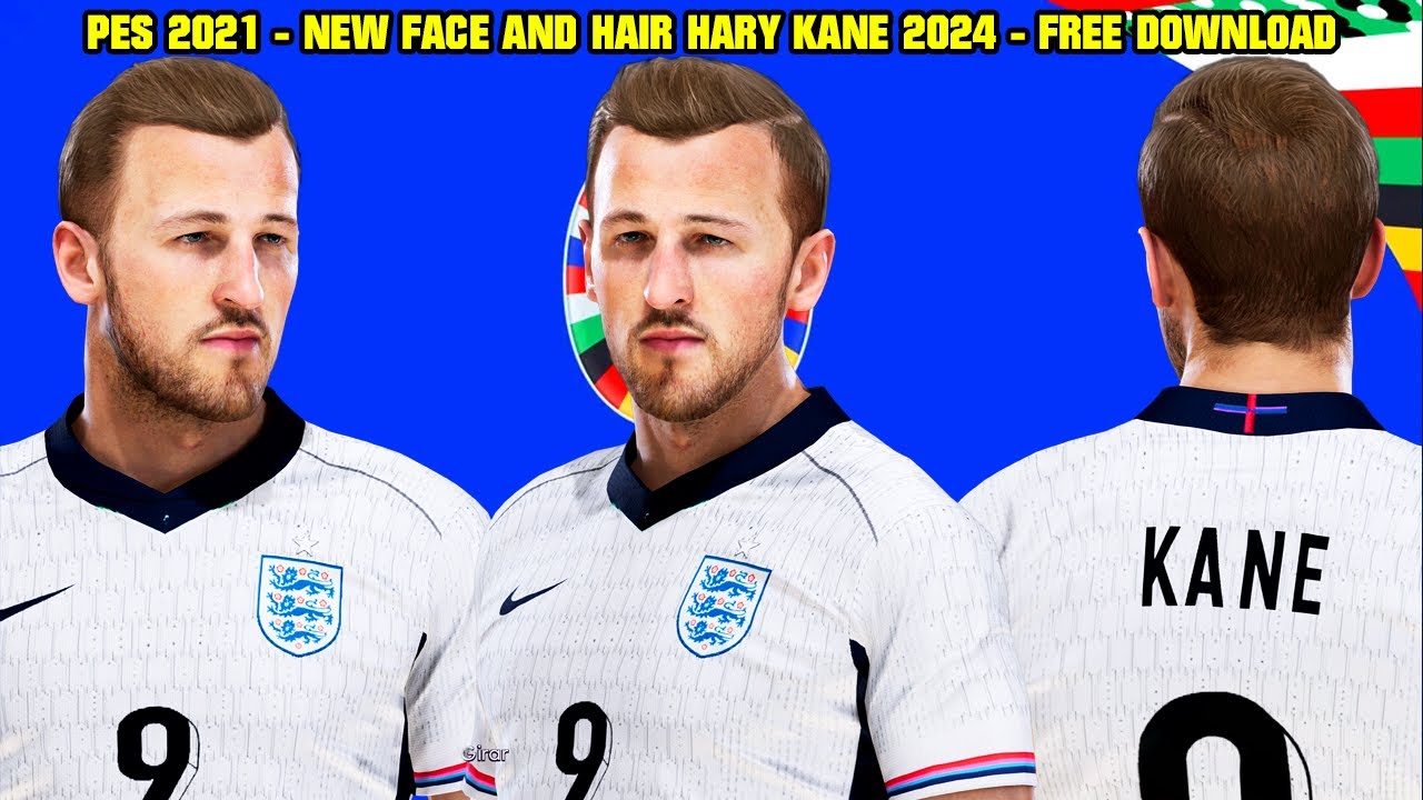 PES 2021 - NEW FACE AND HAIR HARY KANE 2024 - 4K - YouTube