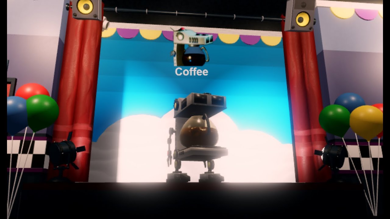 Coffee animatronic show case(Tprr roblox) - YouTube