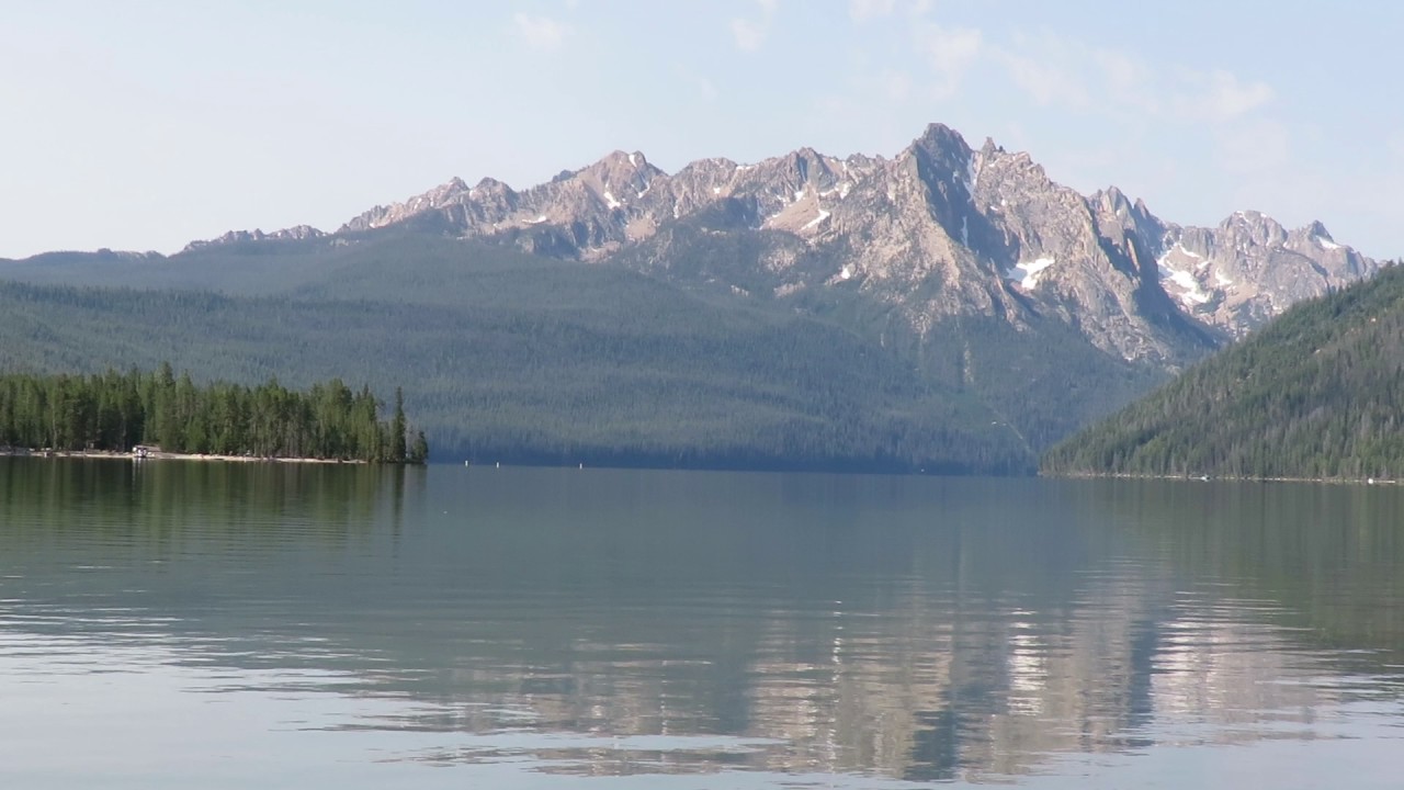 Redfish Lake and Sawtooth Mountains near Stanley Idaho 7 20 2017 - YouTube