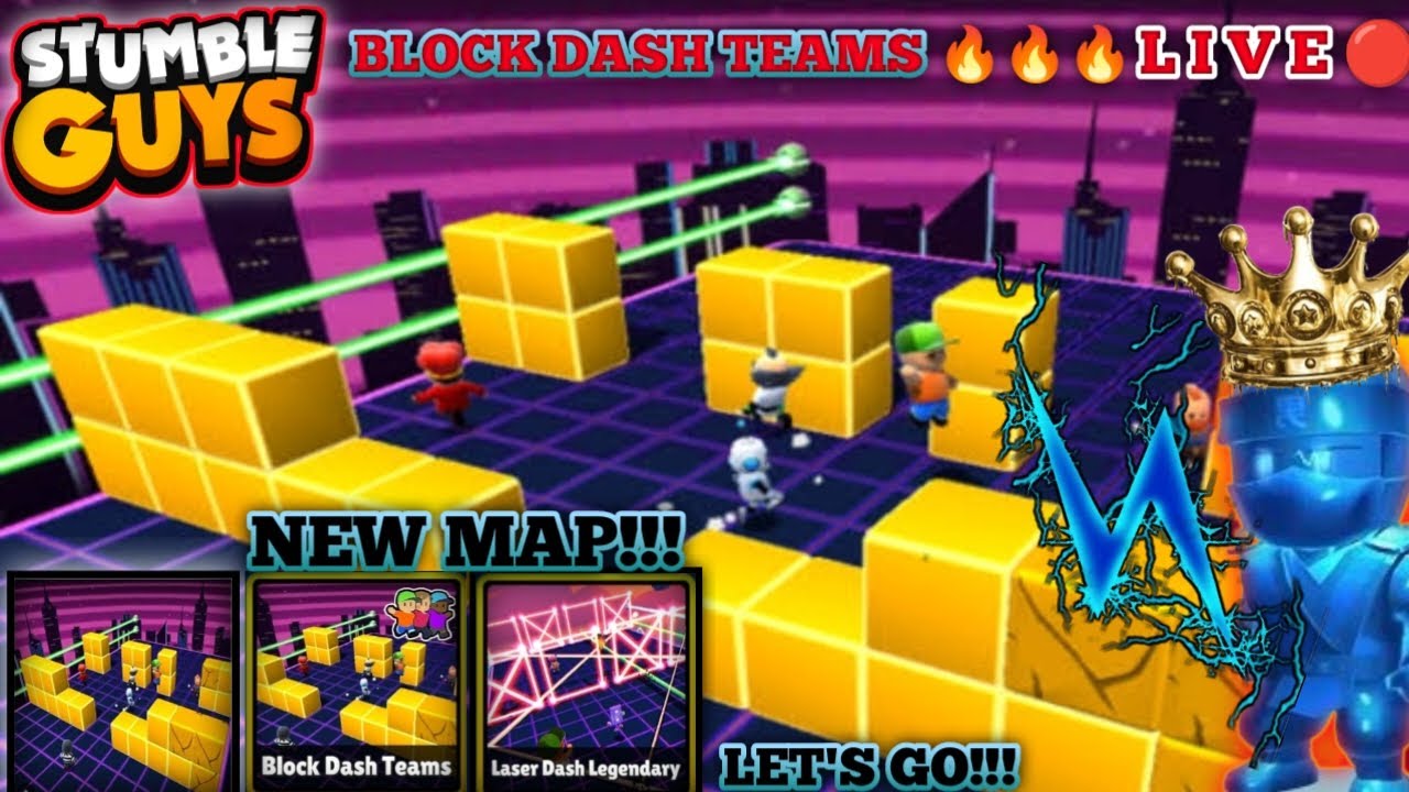 [LIVE] 🔴 Stumble Guys | Block Dash Only | Let's Play Block Dash With Me ...
