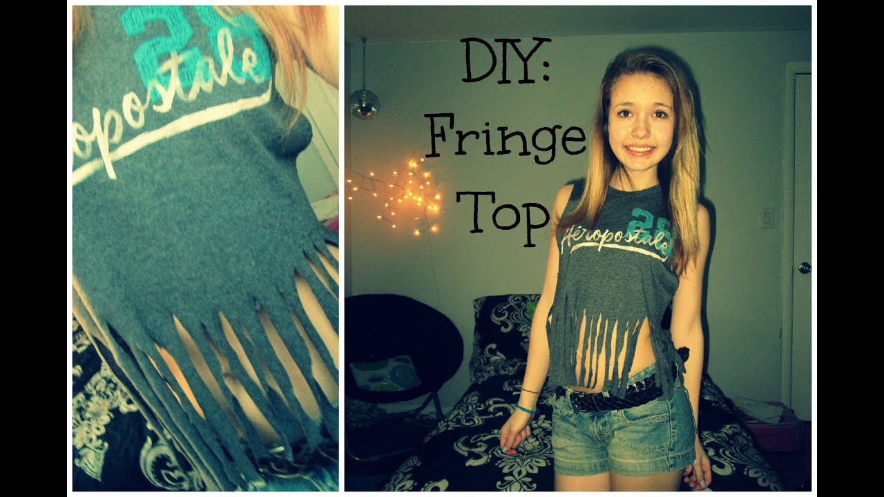 DIY: Fringe Top - YouTube