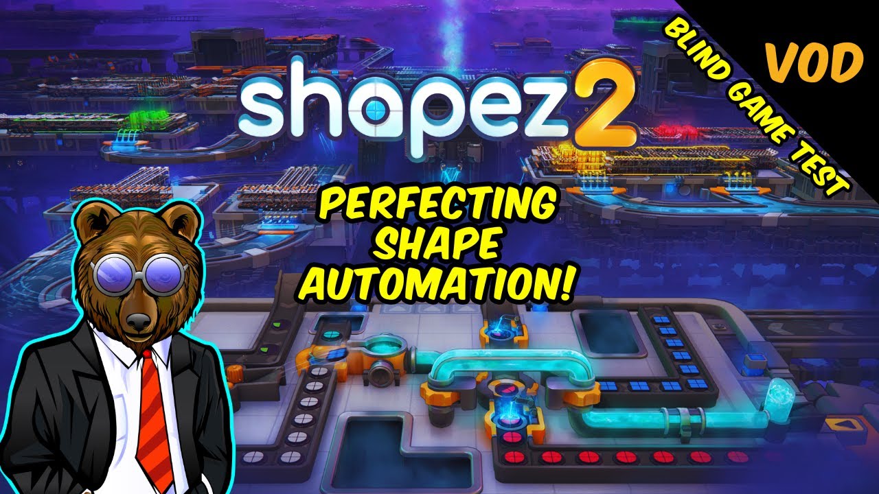 🔴German Engineer tests the most Satisfying Factory Game - Shapez 2 ...