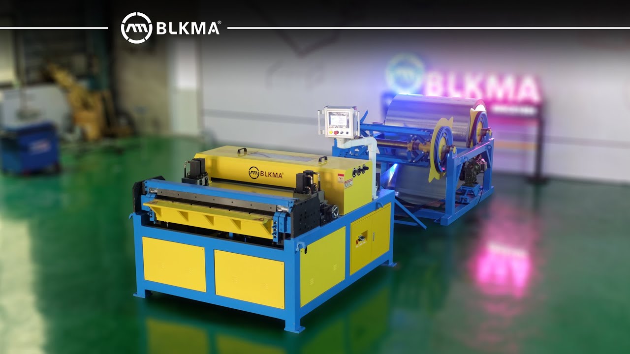 BLKMA Autofold duct making line / Automatic duct coil line 3 / Fold ...