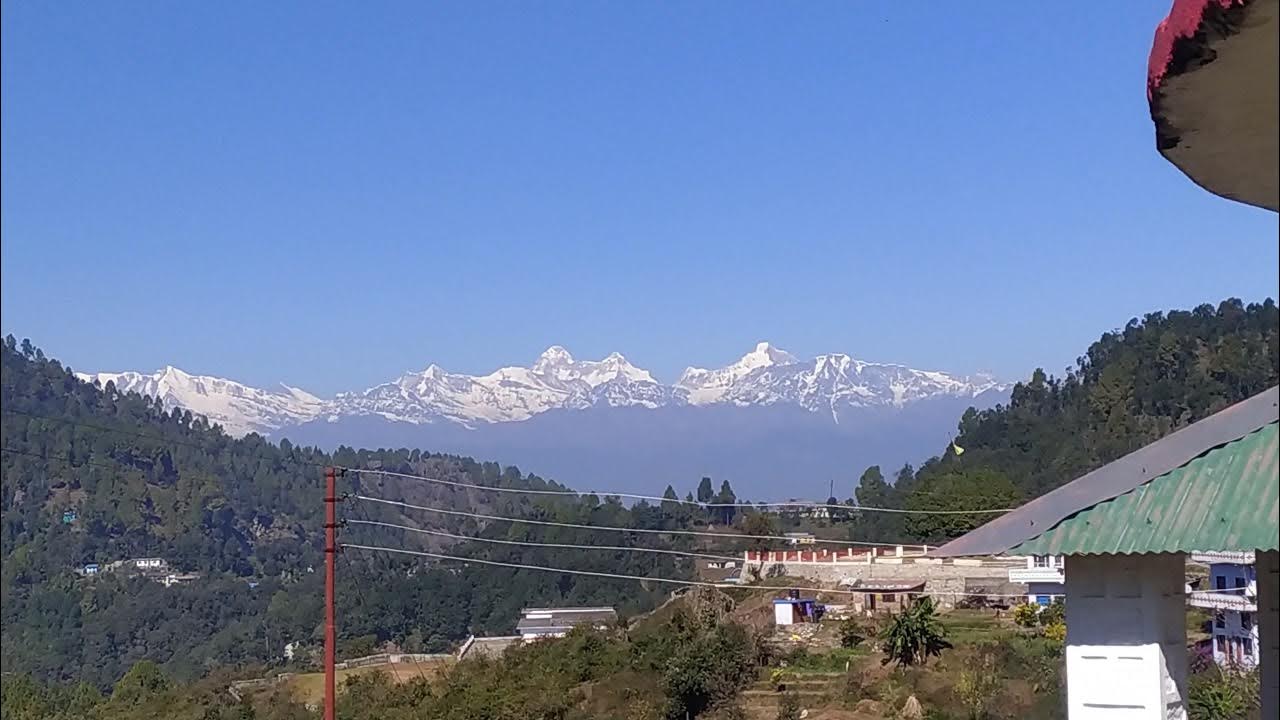 Himalaya view from Mostamanu Pithoragarh - YouTube