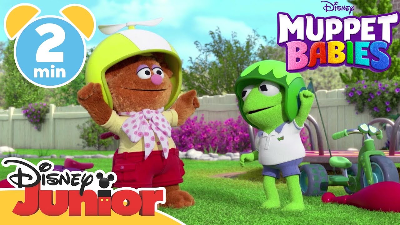 Muppet Babies | Playing All the Games 🏀- Kermit & Fozzie | Disney Kids ...