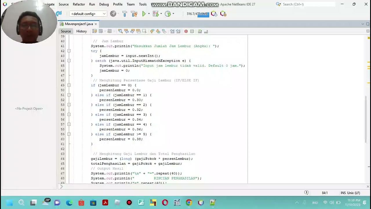 Tugas Program Java - YouTube