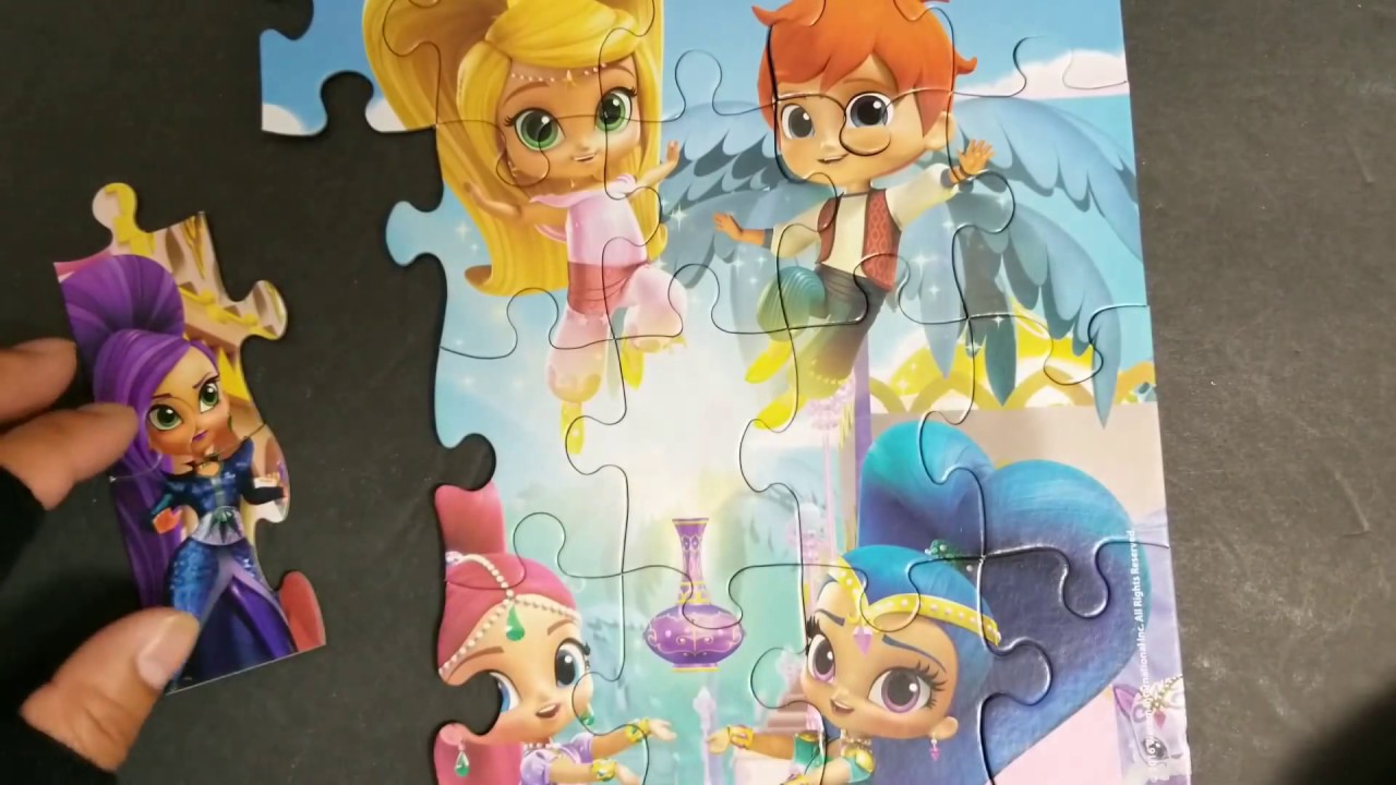 Nickelodeon Shimmer And Shine Jigsaw Puzzle - YouTube