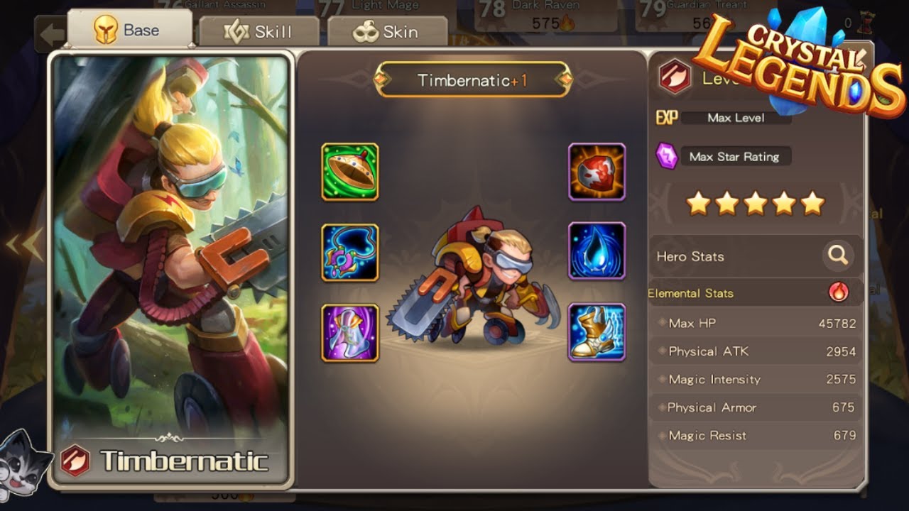 CRYSTAL LEGENDS: NEW HERO TIMBERNATIC - YouTube